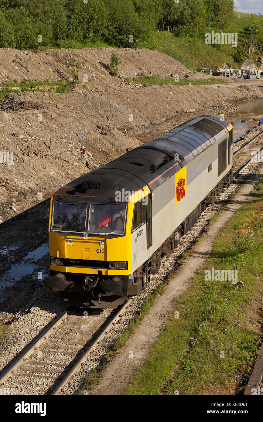 Class 60 locomotive at Peak Forest Stock Photo - Alamy
