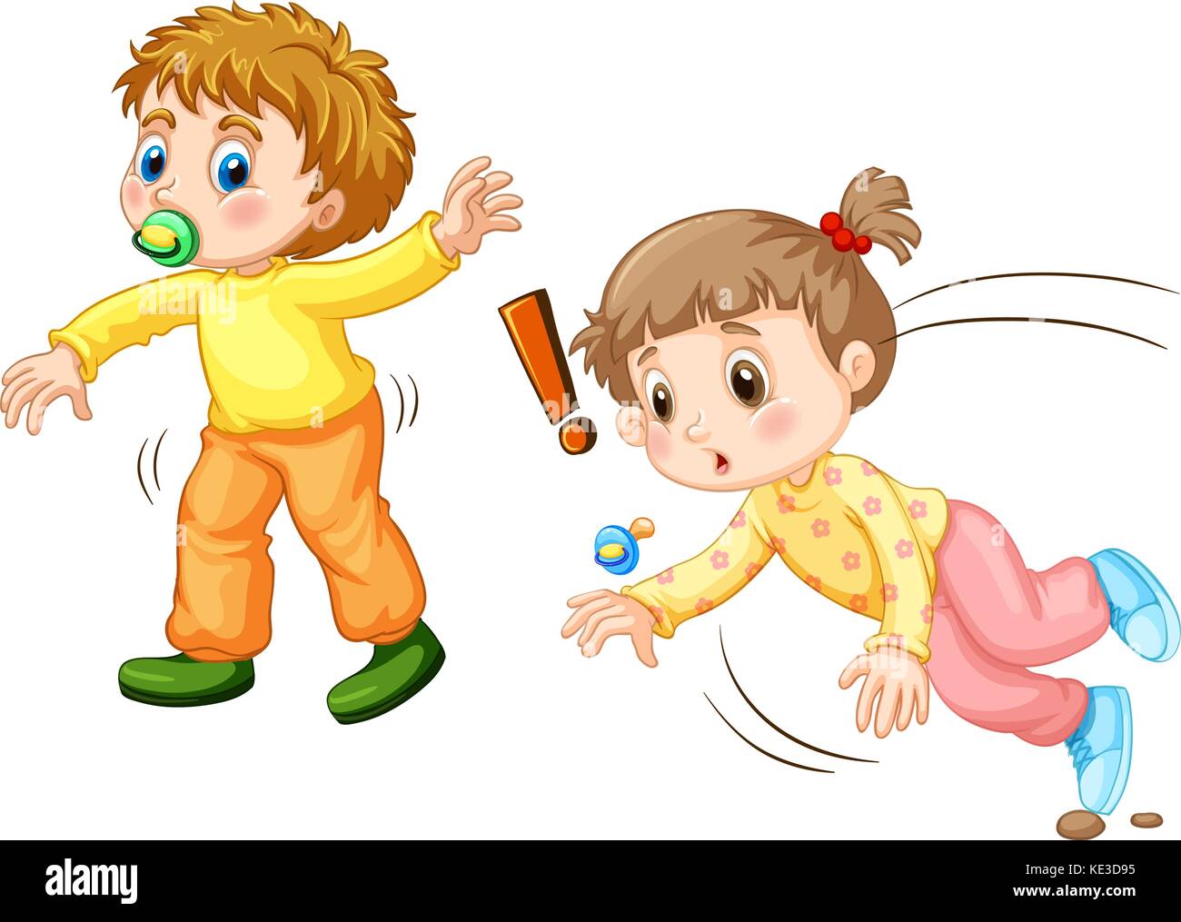 Baby Falling Down High Resolution Stock Photography and Images - Alamy