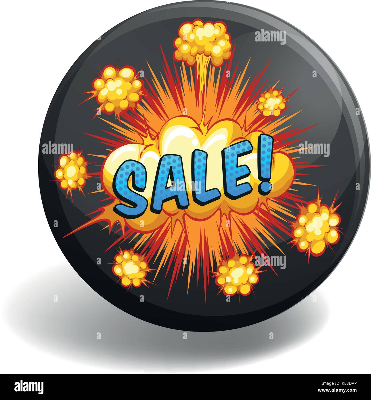 Word sale on explosion clouds illustration Stock Vector Image & Art - Alamy