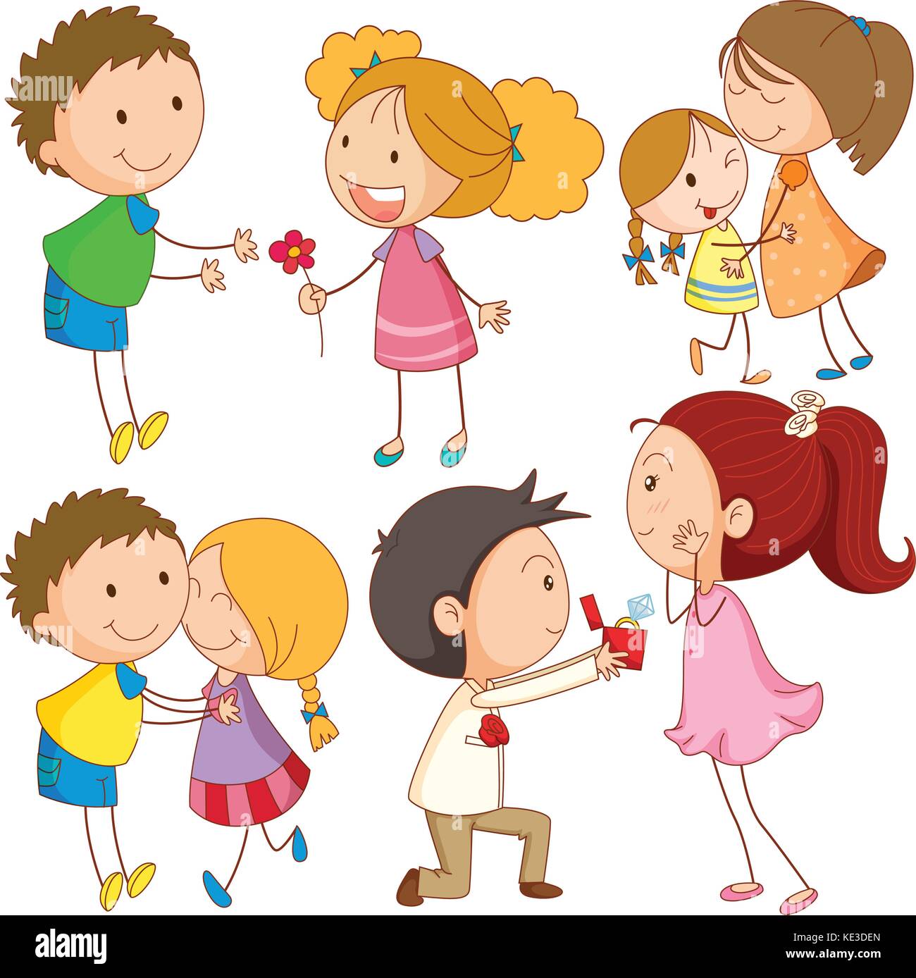 People Hugging Clipart