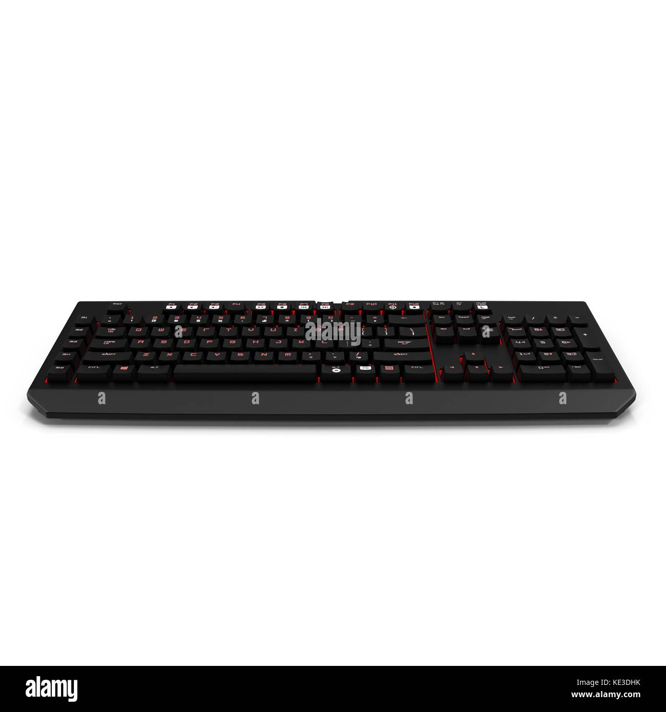 Qwerty english keyboard Cut Out Stock Images & Pictures - Alamy