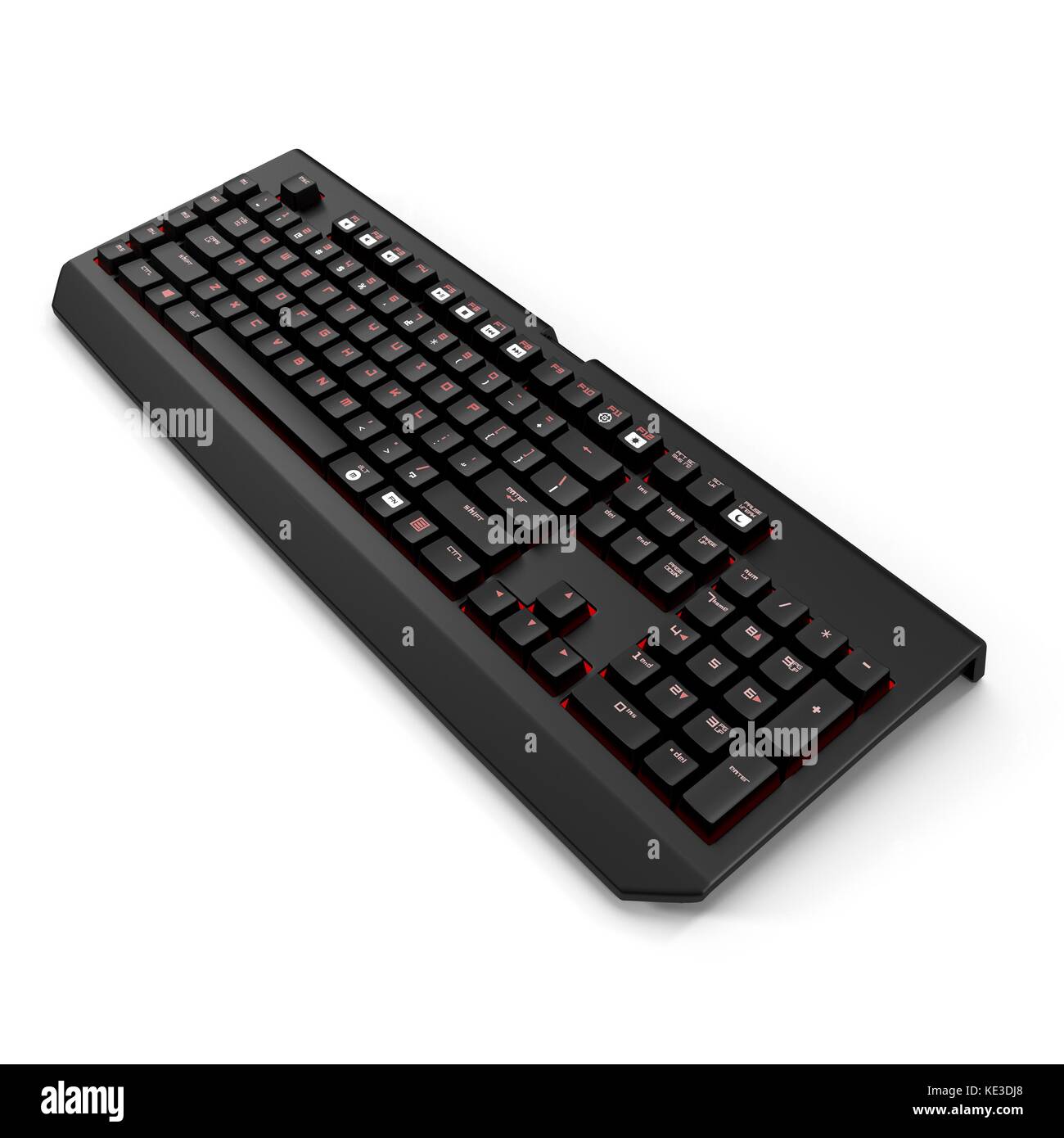 Qwerty keys illustration Cut Out Stock Images & Pictures - Alamy