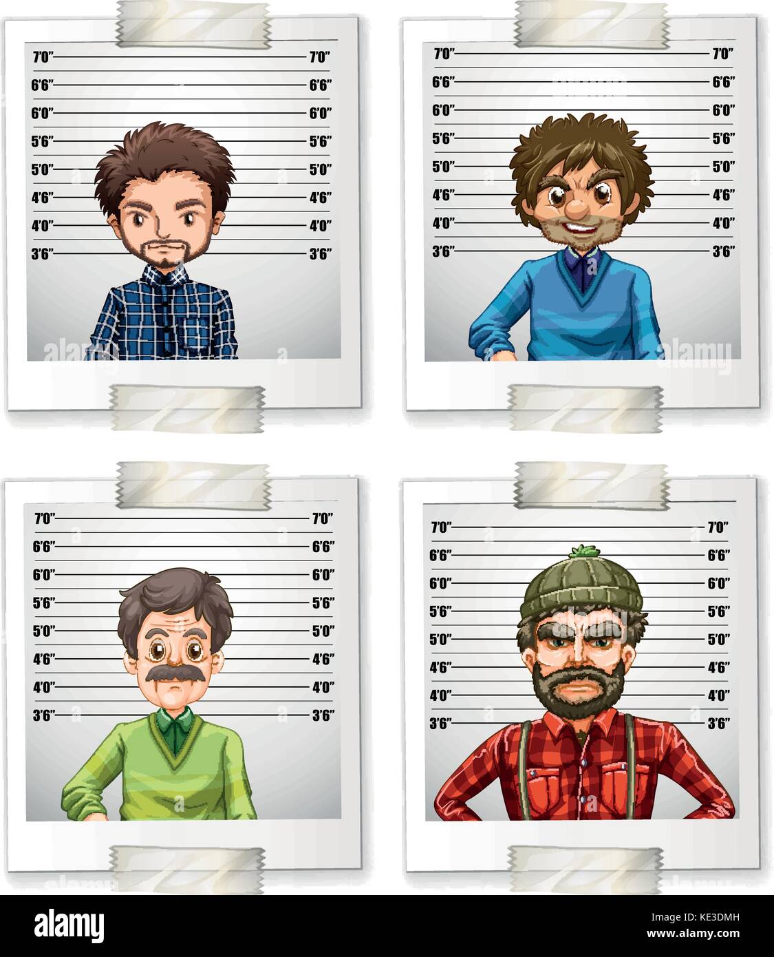 Id photos Stock Vector Images - Alamy