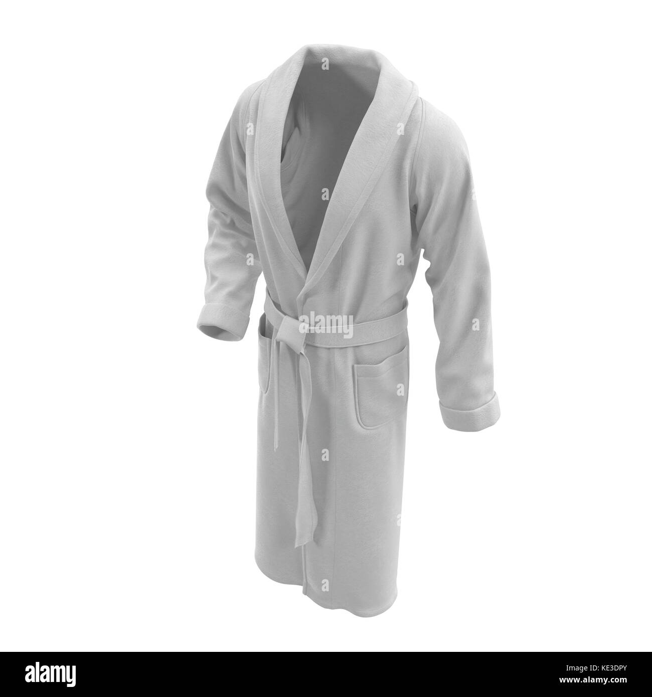 White dressing gown robe Black and White Stock Photos & Images - Alamy
