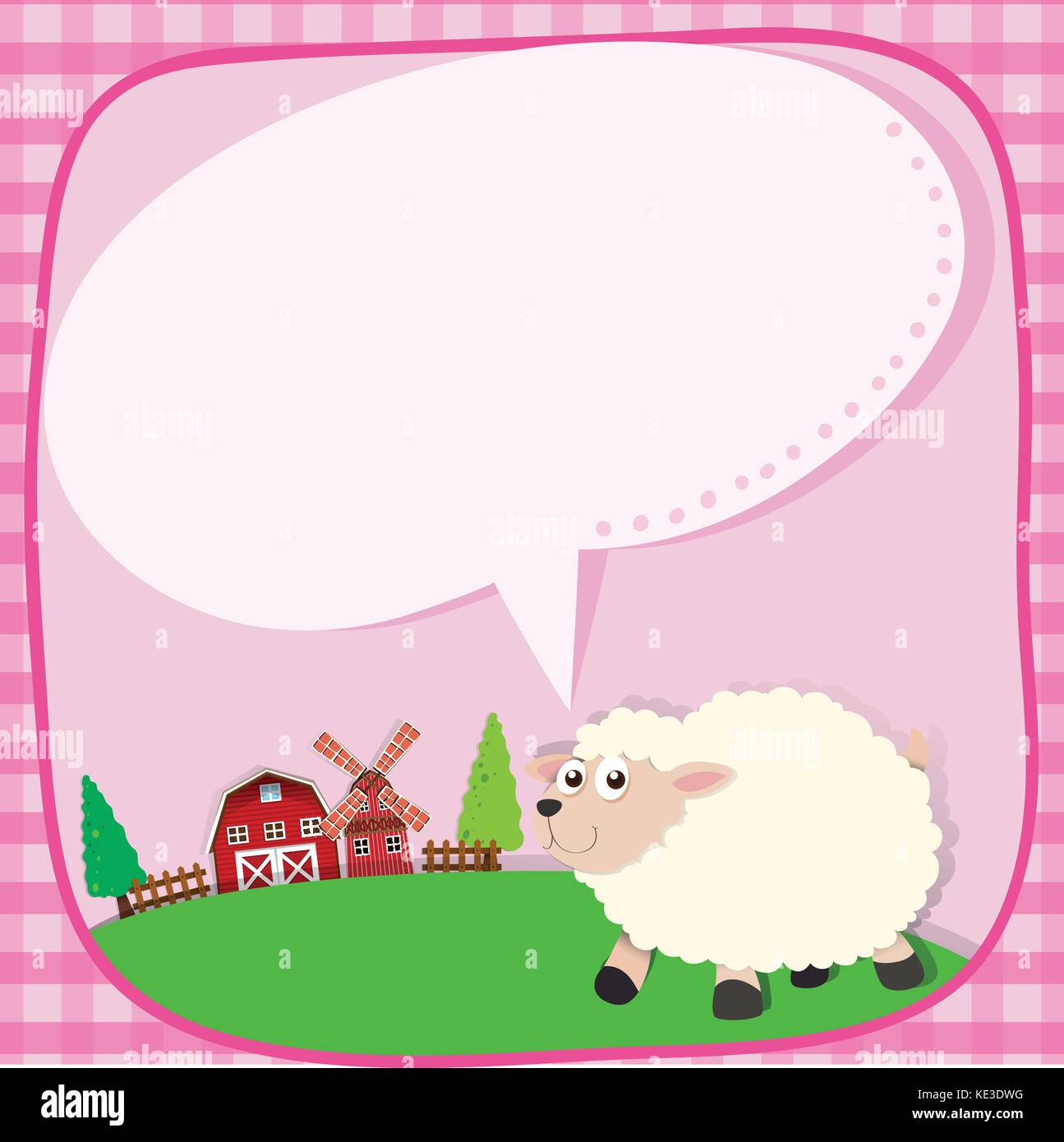 Border sheep Stock Vector Images - Alamy
