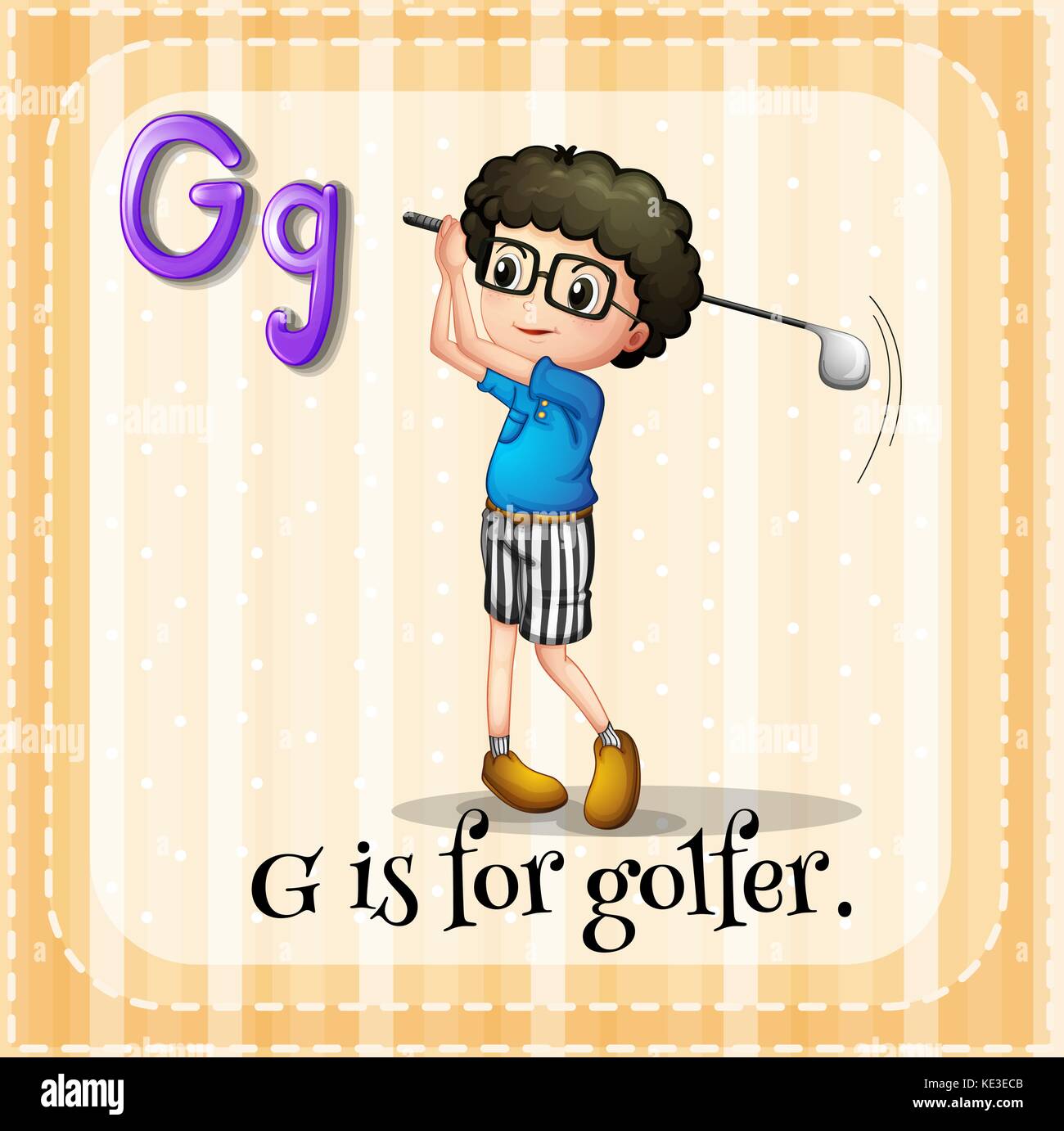 English golf player Stock Vector Images - Alamy