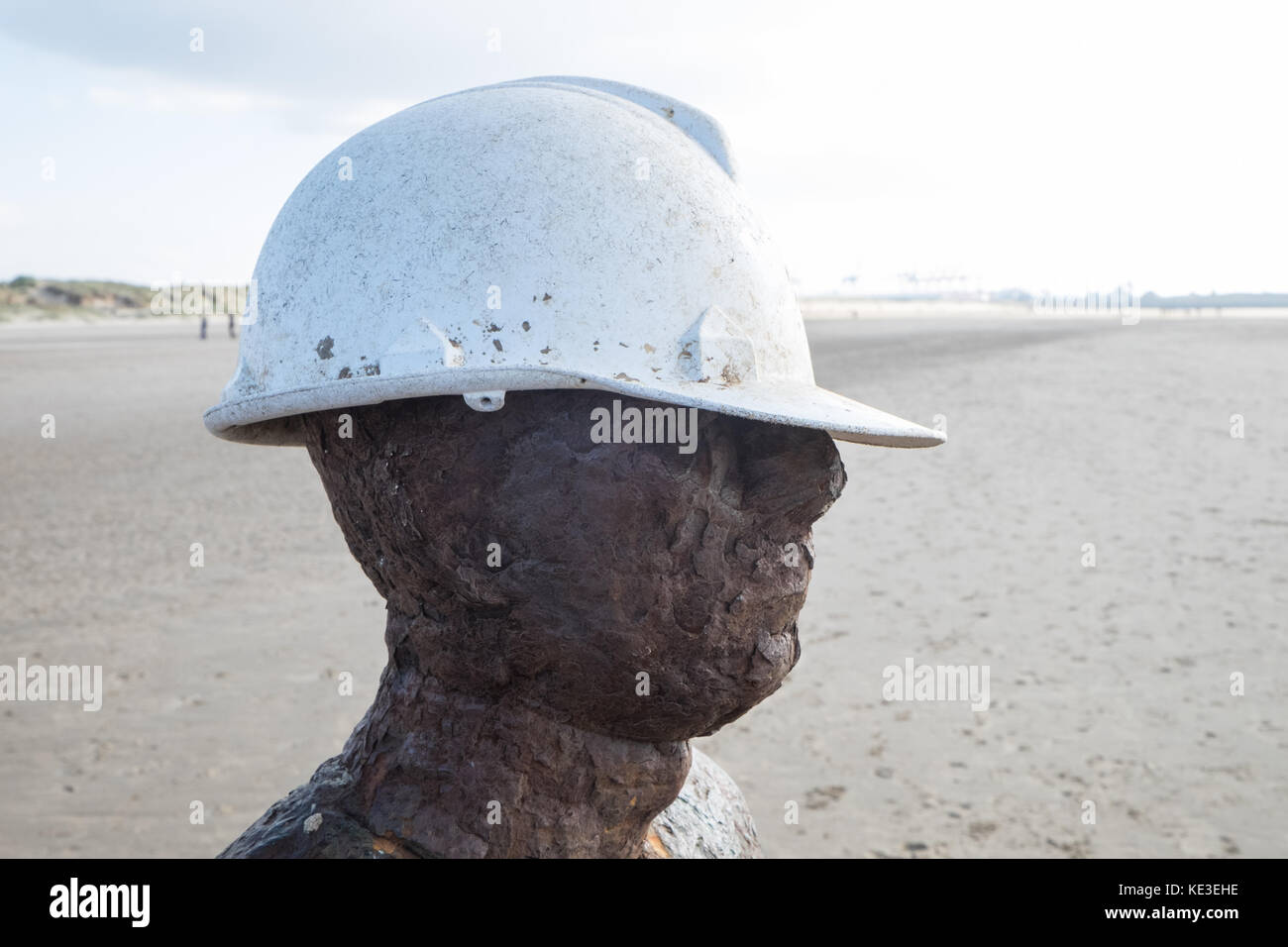 Anthony,Gormley,statues,iron,men,Another Place,art,installation,on ...