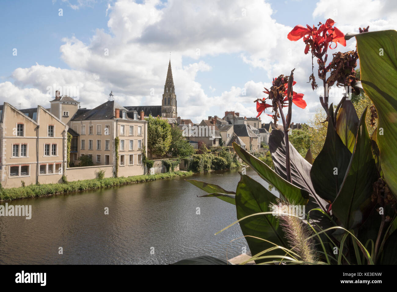 Argenton sur Creuse, Central France Stock Photo - Alamy