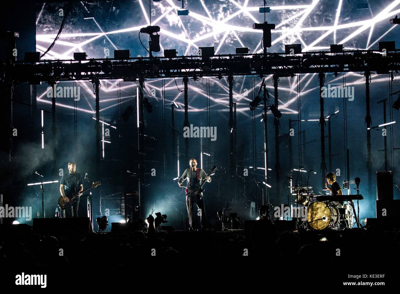 Assago, Italy. 17th Oct, 2017. The icelandic post-rock band Sigur Rós ...