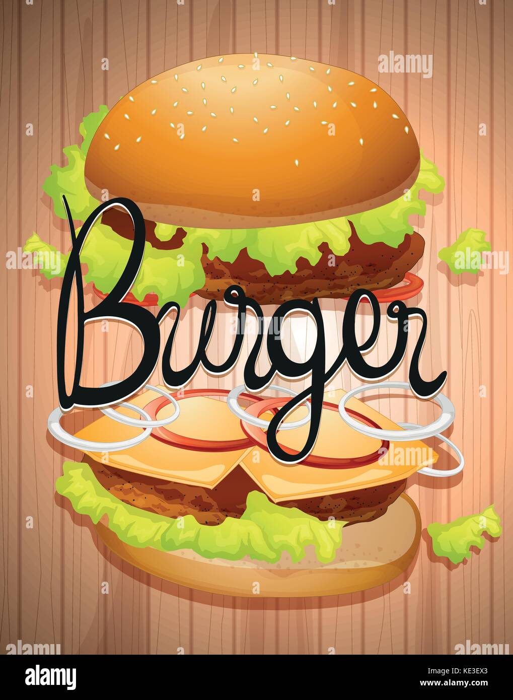 Vegetables hamburger Stock Vector Images - Alamy