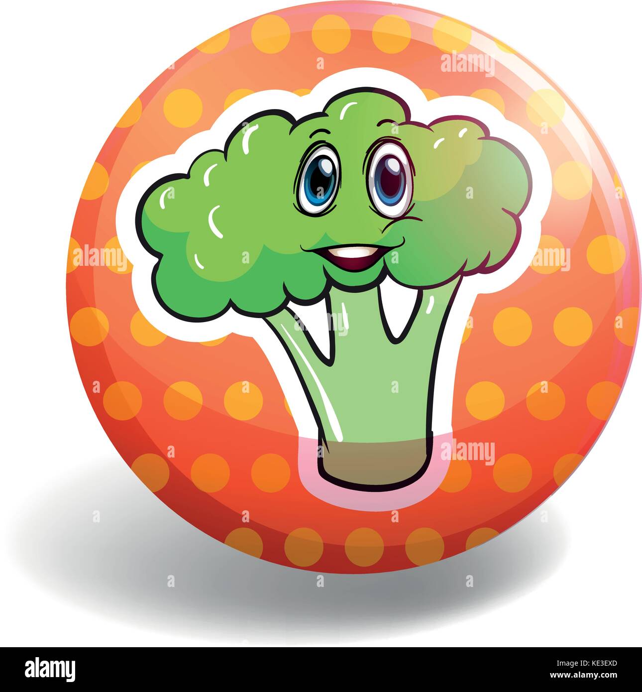 Happy broccoli clipart hi-res stock photography and images - Alamy