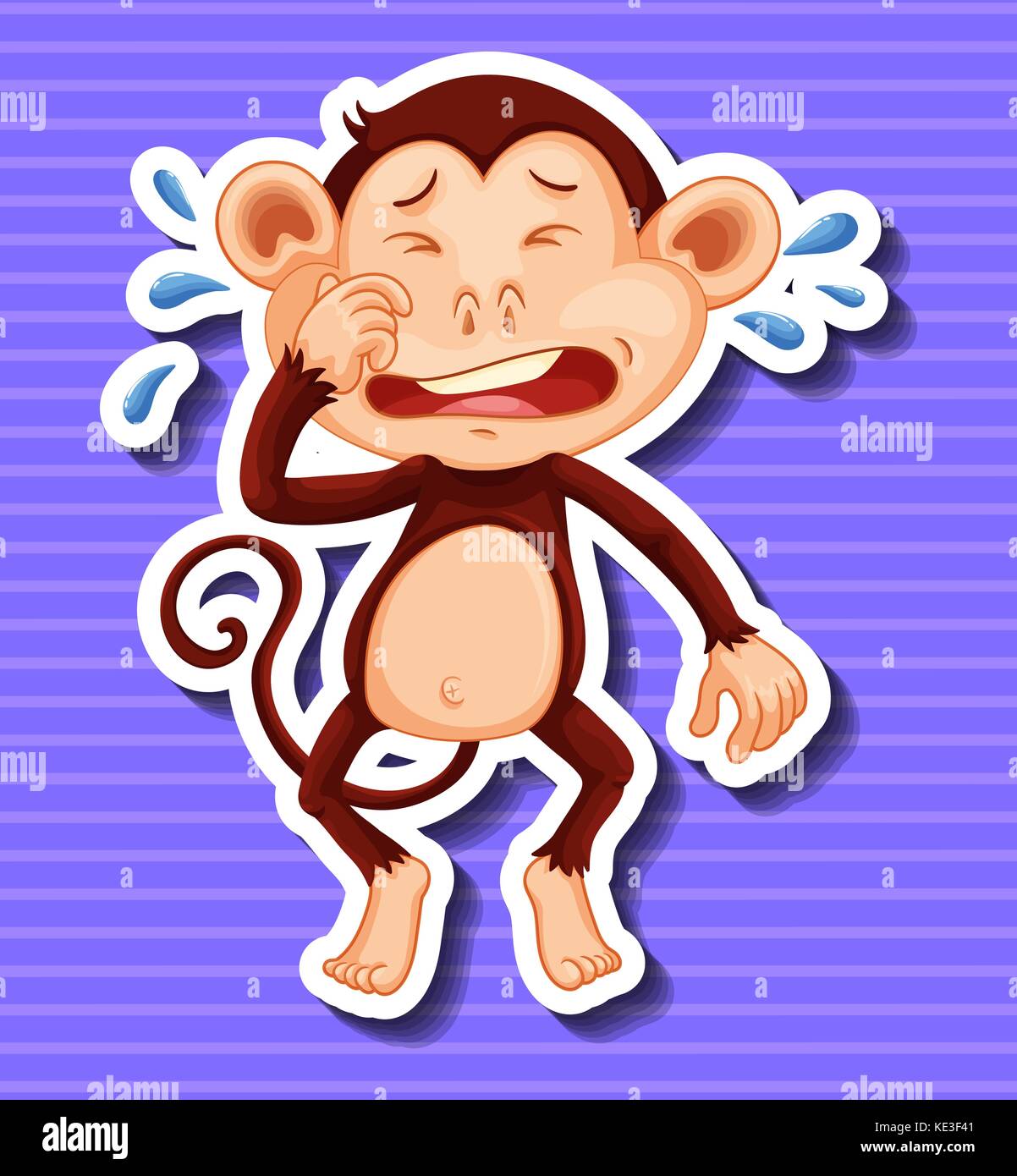 Monkey crying hi-res stock photography and images - Alamy