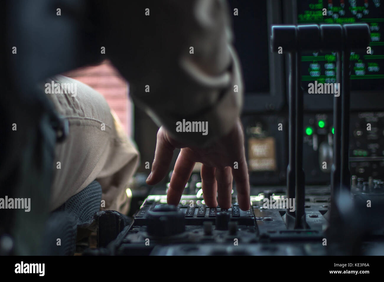 Preparing for Takeoff Stock Photo - Alamy