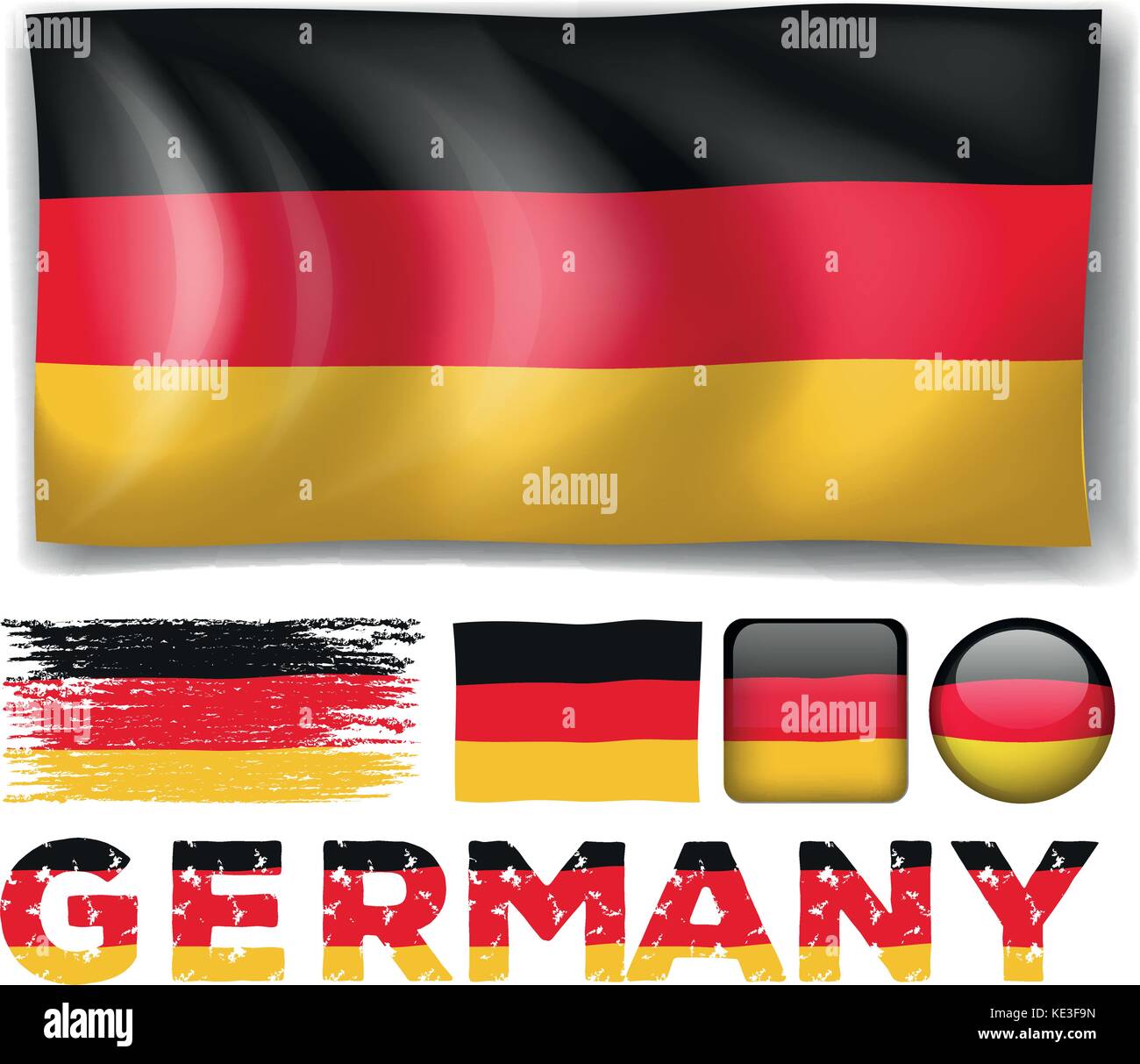 Different nation flags Stock Vector Images - Alamy