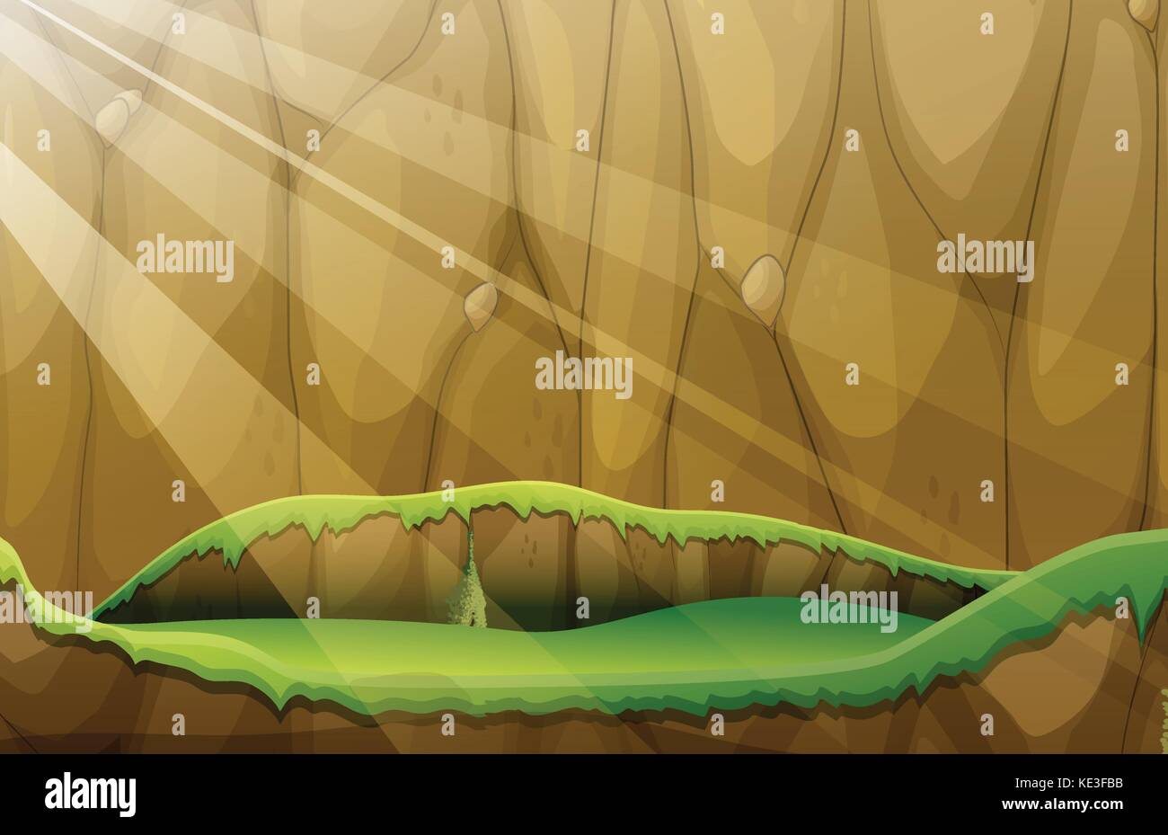 Cliff landforms Stock Vector Images - Alamy