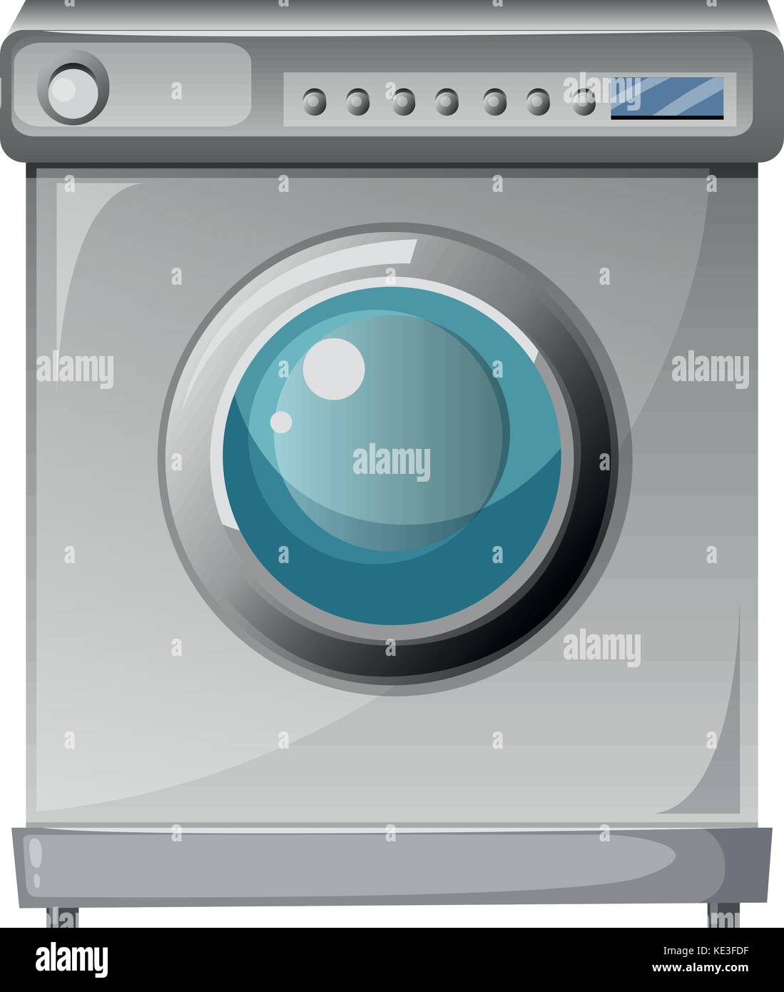 Washing machine with front door illustration Stock Vector Image & Art ...