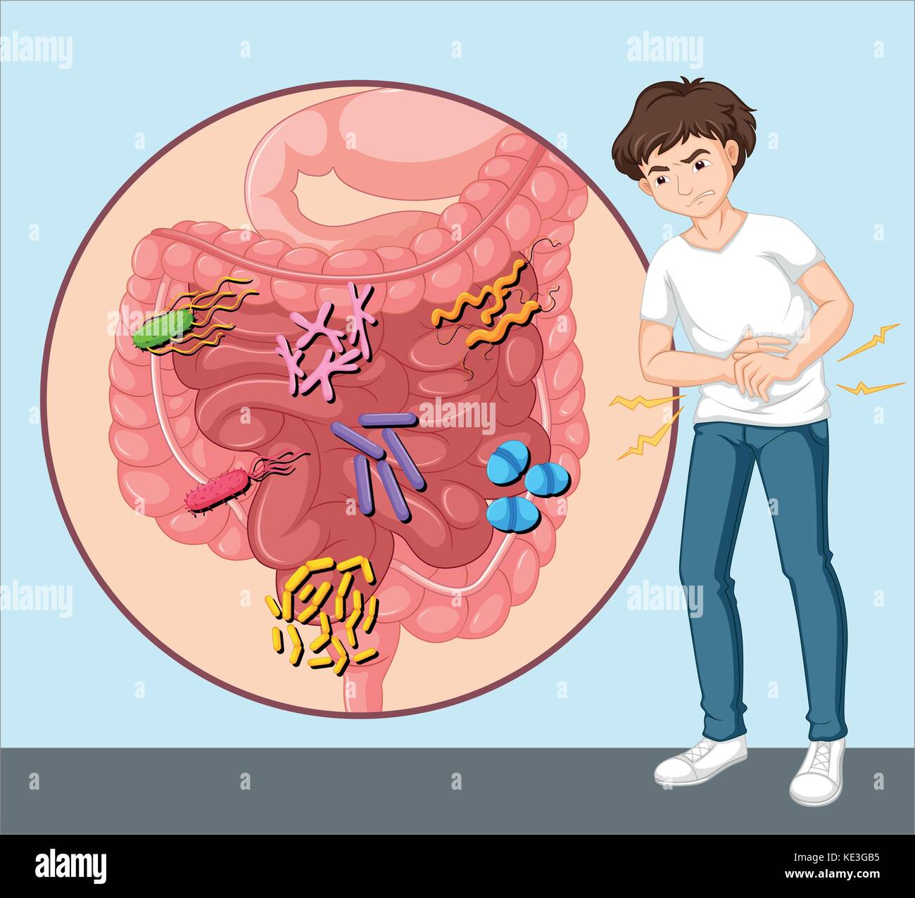 Food poisoning drawing hi-res stock photography and images - Alamy