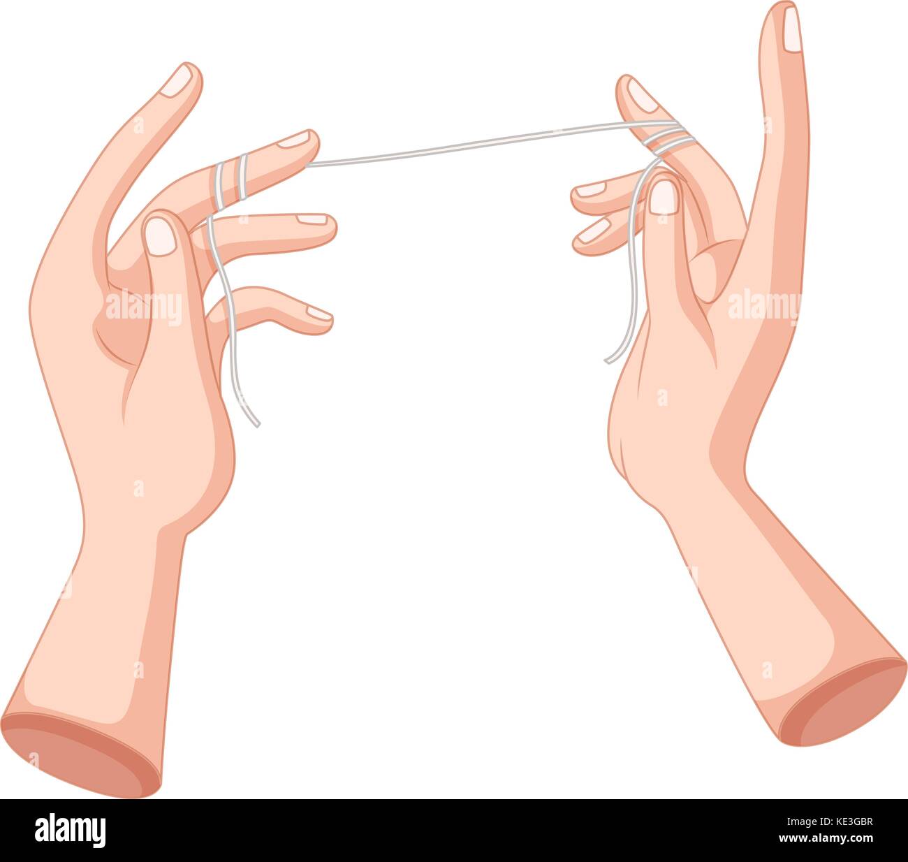 Wrapped object with string Stock Vector Images - Alamy