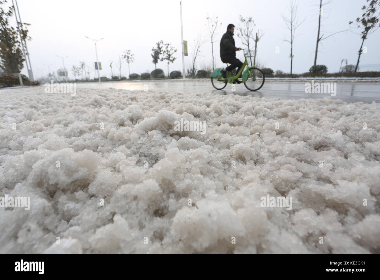 Snow scenery of Zaozhuang in east China's Shandong Province. (Photo by ...