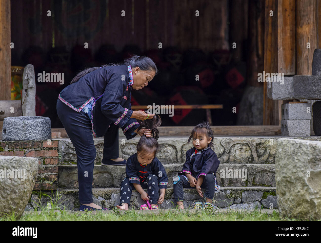 The Heiyizhuang, also known as Black-clothes Zhuang, is a traditional ...