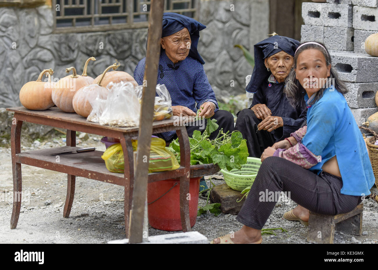 The Heiyizhuang, also known as Black-clothes Zhuang, is a traditional ...