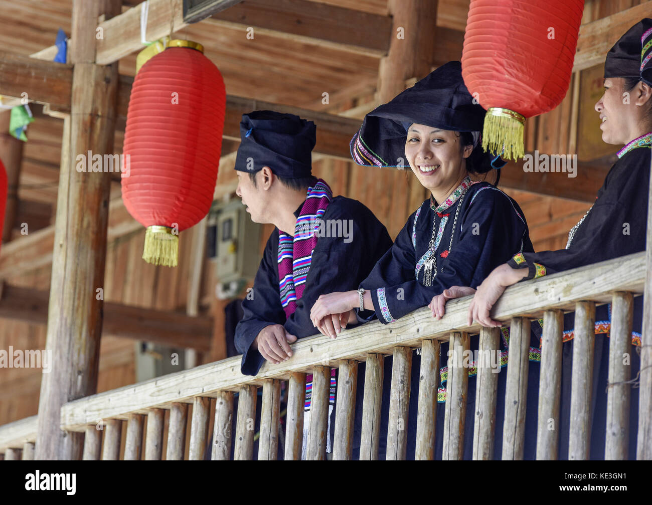 The Heiyizhuang, also known as Black-clothes Zhuang, is a traditional ...