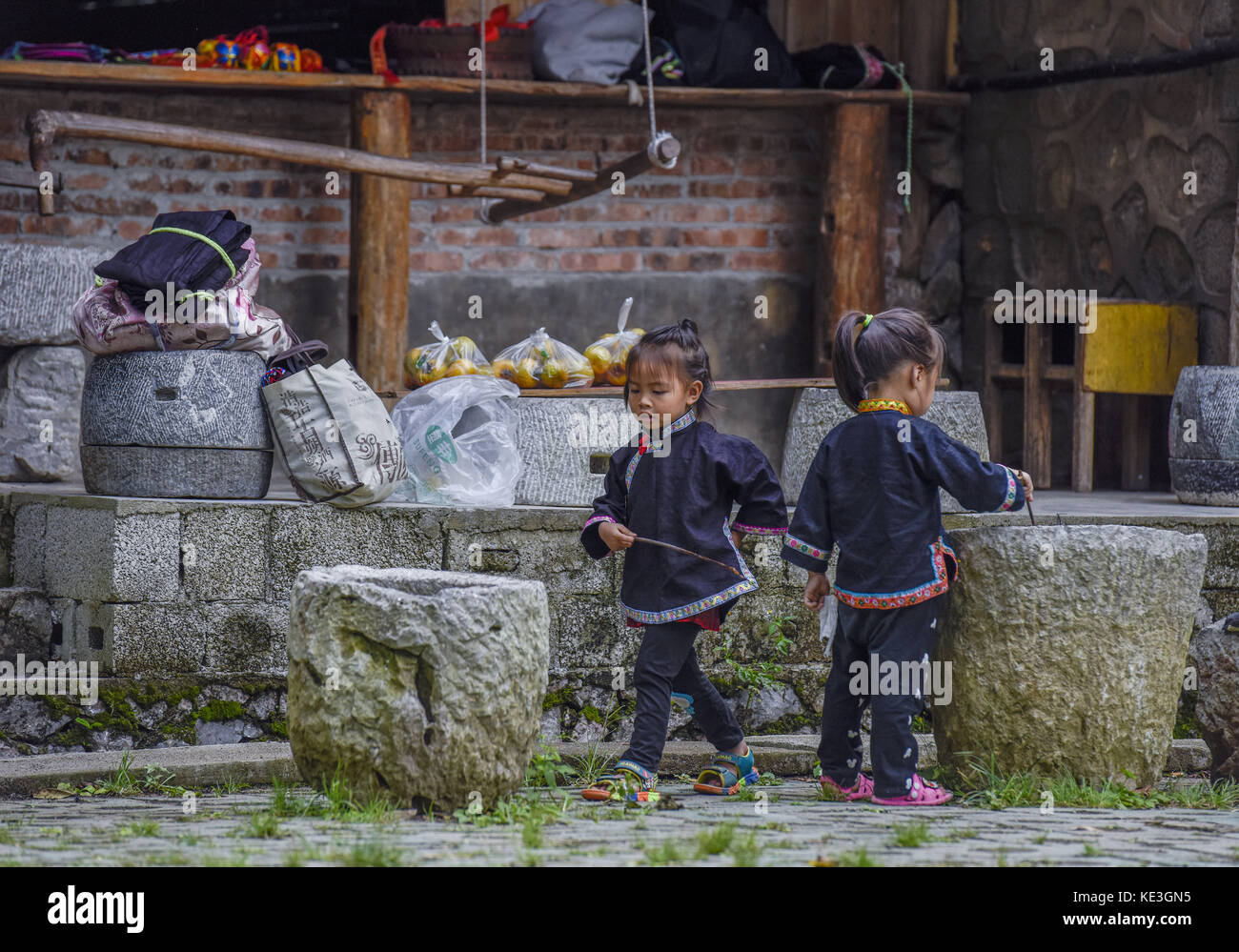 The Heiyizhuang, also known as Black-clothes Zhuang, is a traditional ...