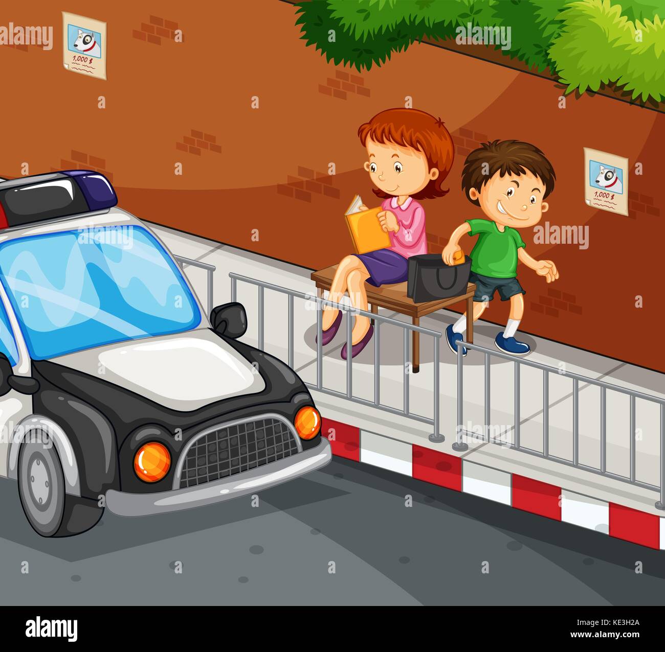 Stealing A Car Cartoon