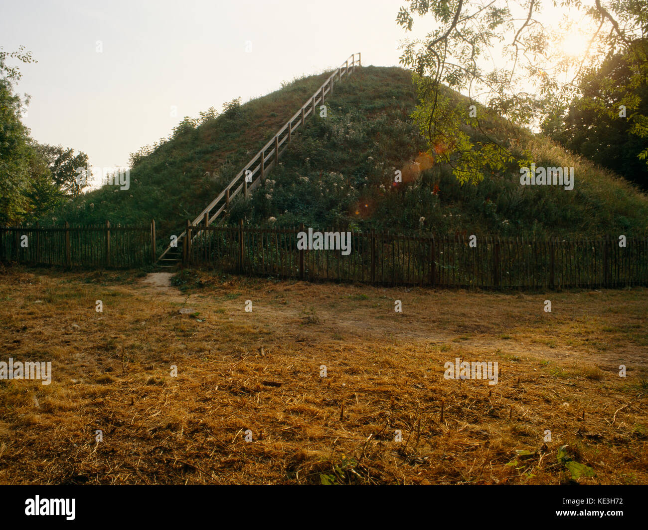 Bartlow Hills, Cambridge, UK: largest (Mound III) of 7 (4 remain) late ...