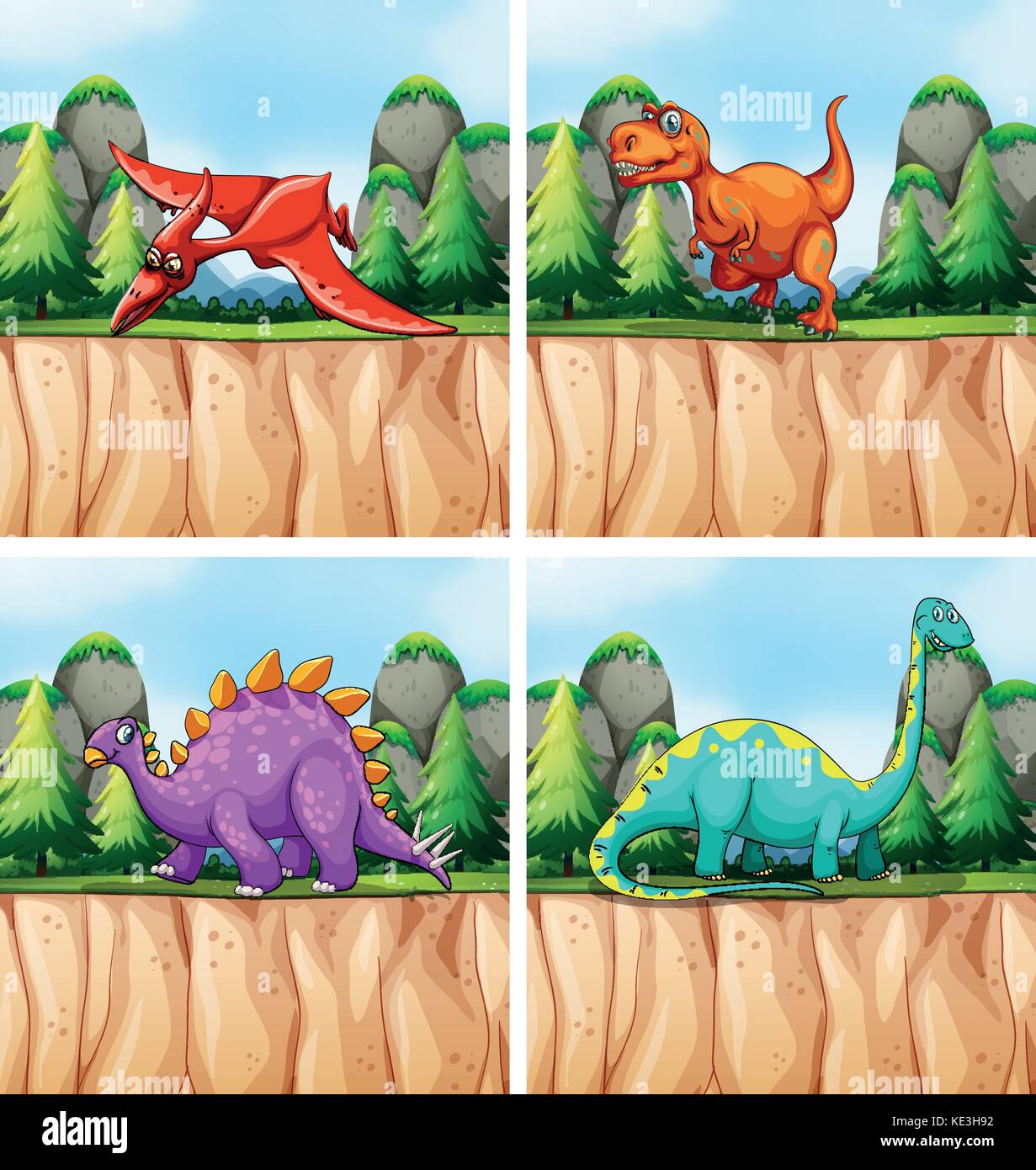 Dinosaur Scenes High Resolution Stock Photography and Images - Alamy