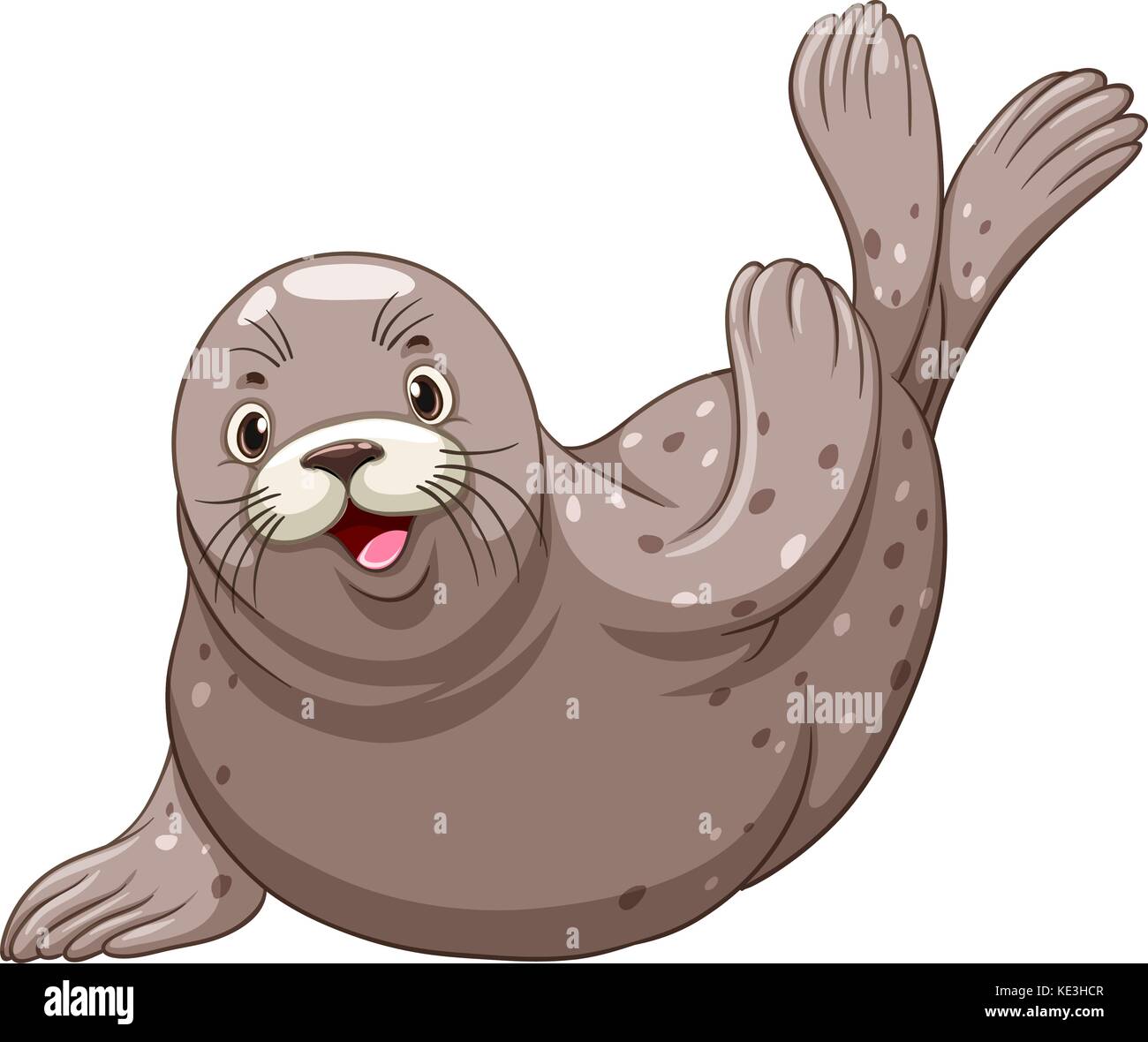 Seal face Stock Vector Images - Alamy