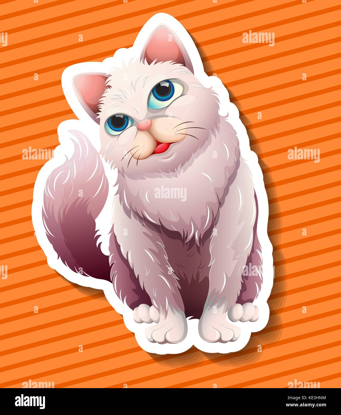 Long haired creature Stock Vector Images - Alamy
