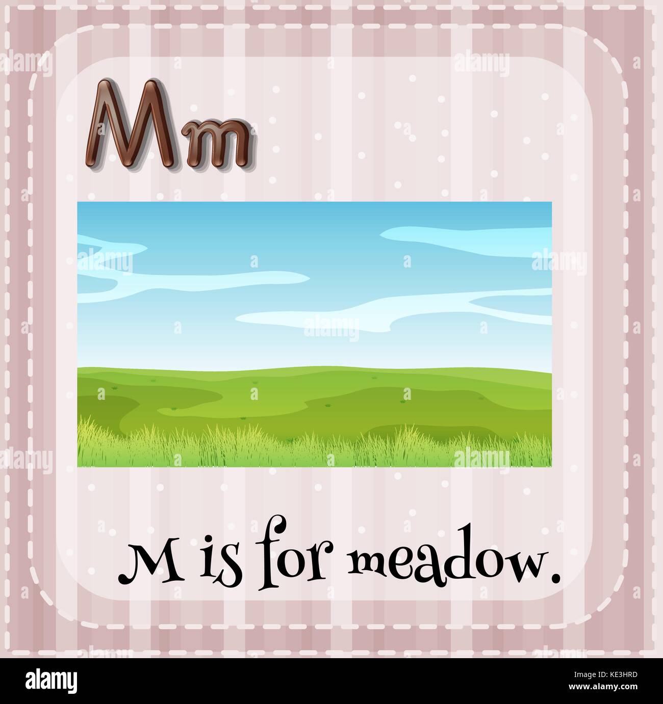 English field illustration Stock Vector Images - Alamy