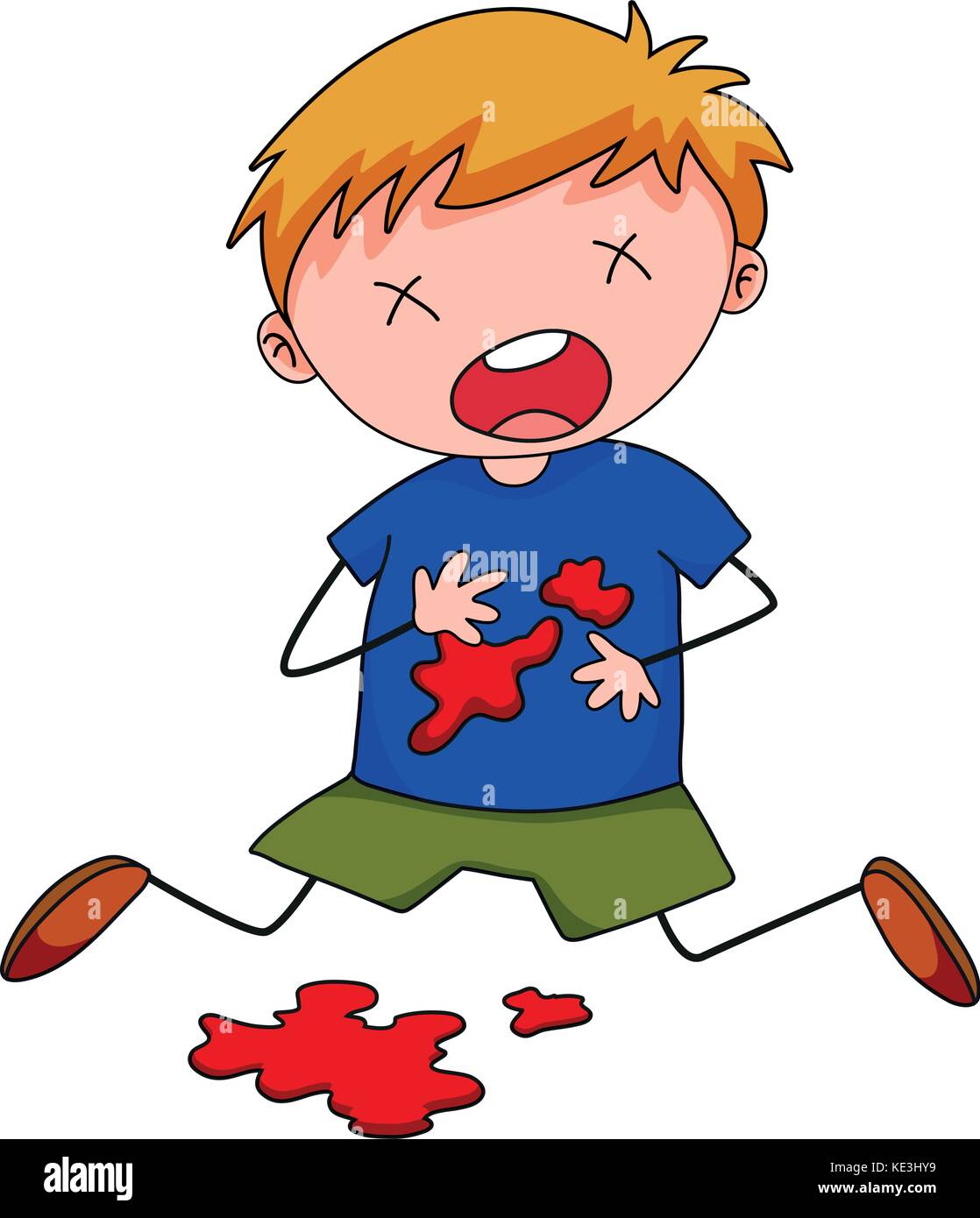 Shirt stain Stock Vector Images - Alamy