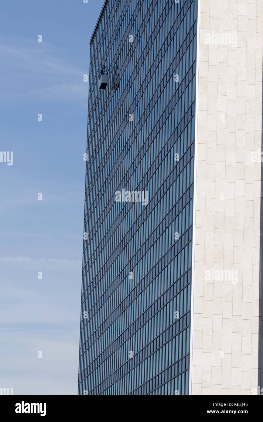 glass building in Rome photographed laterally Stock Photo - Alamy
