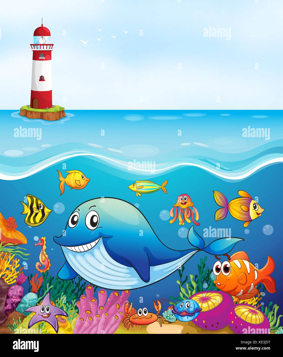 Swimming Animals Clipart