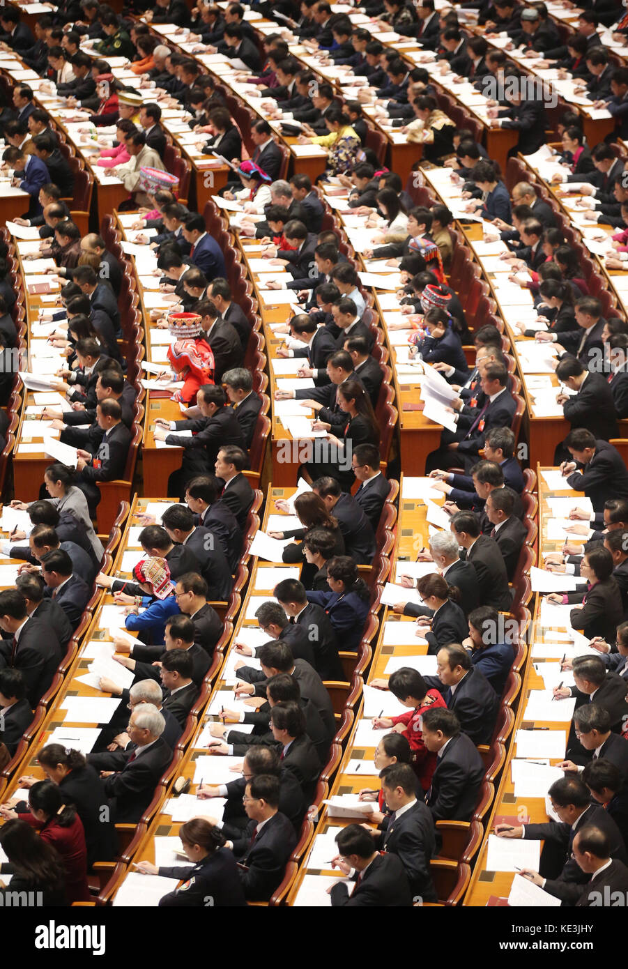 Beijing, China. 18th Oct, 2017. The Communist Party of China (CPC ...