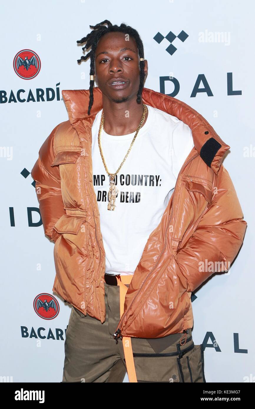 New York, NY, USA. 17th Oct, 2017. Joey Badass at TIDAL X: Brooklyn ...