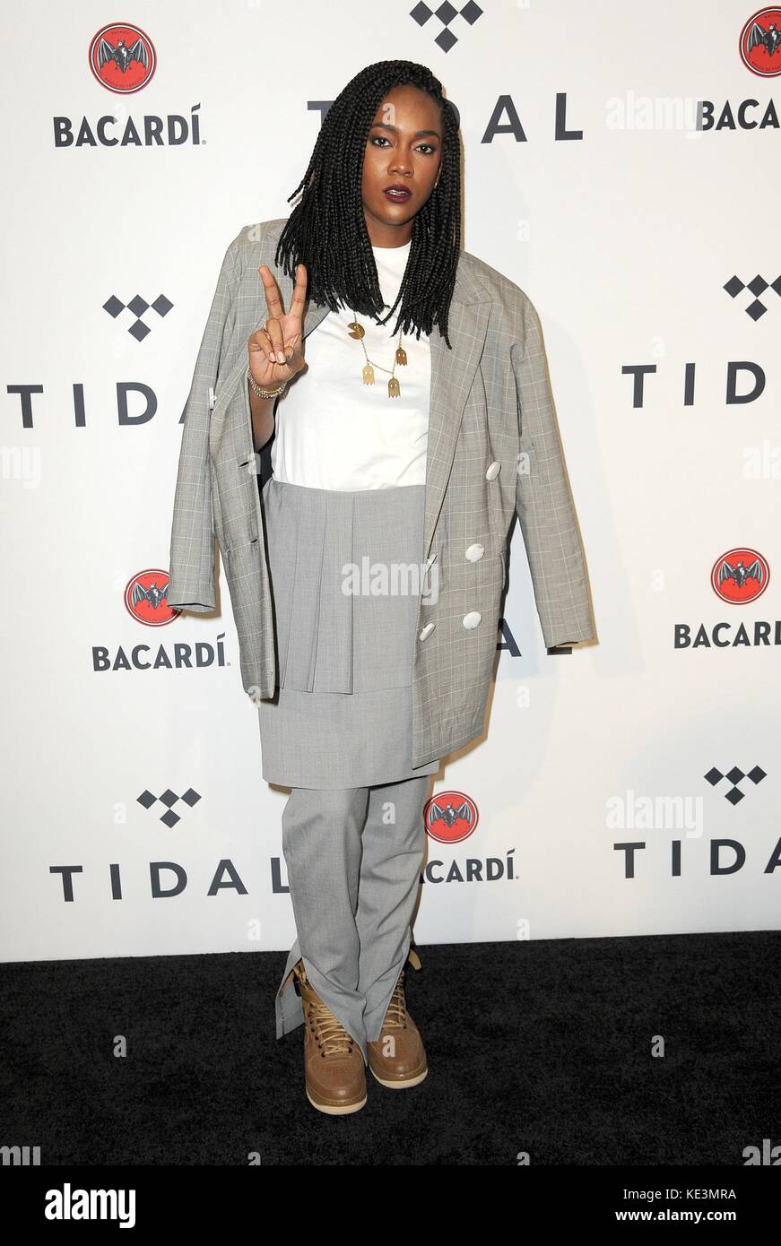 Brooklyn, NY, USA. 17th Oct, 2017. Ingrid on stage for TIDAL X ...