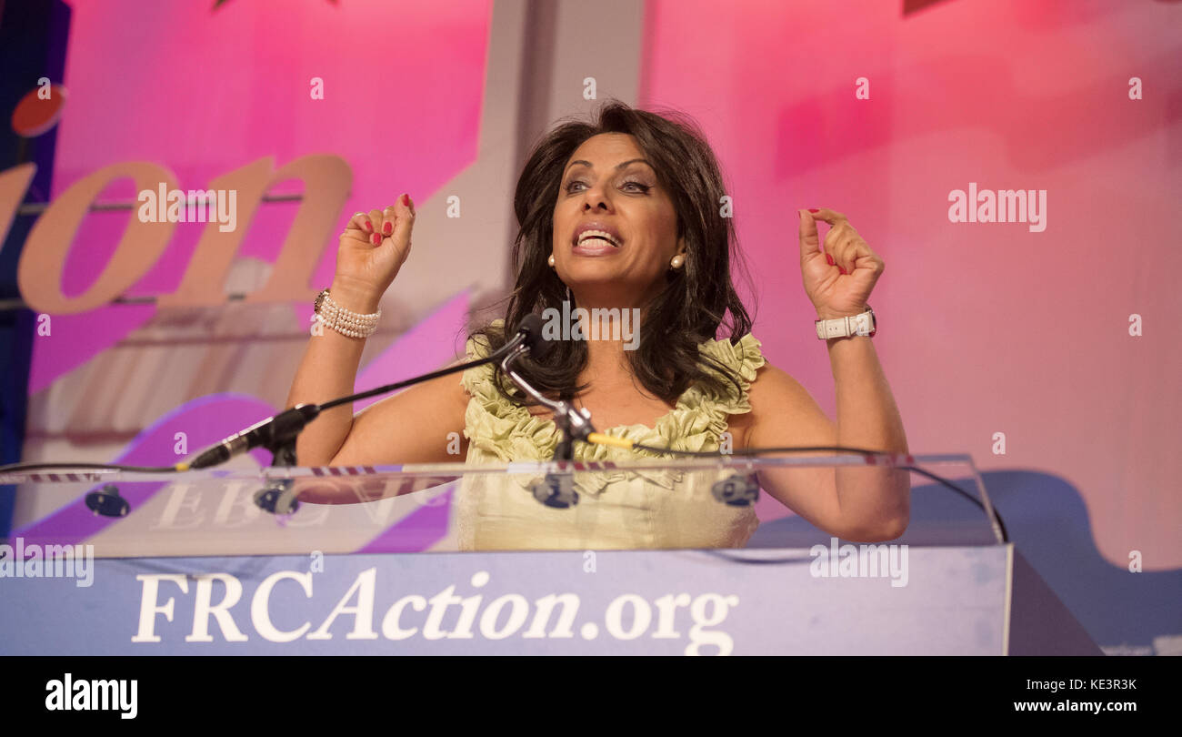 Washington, United States Of America. 13th Oct, 2017. Brigitte Gabriel ...