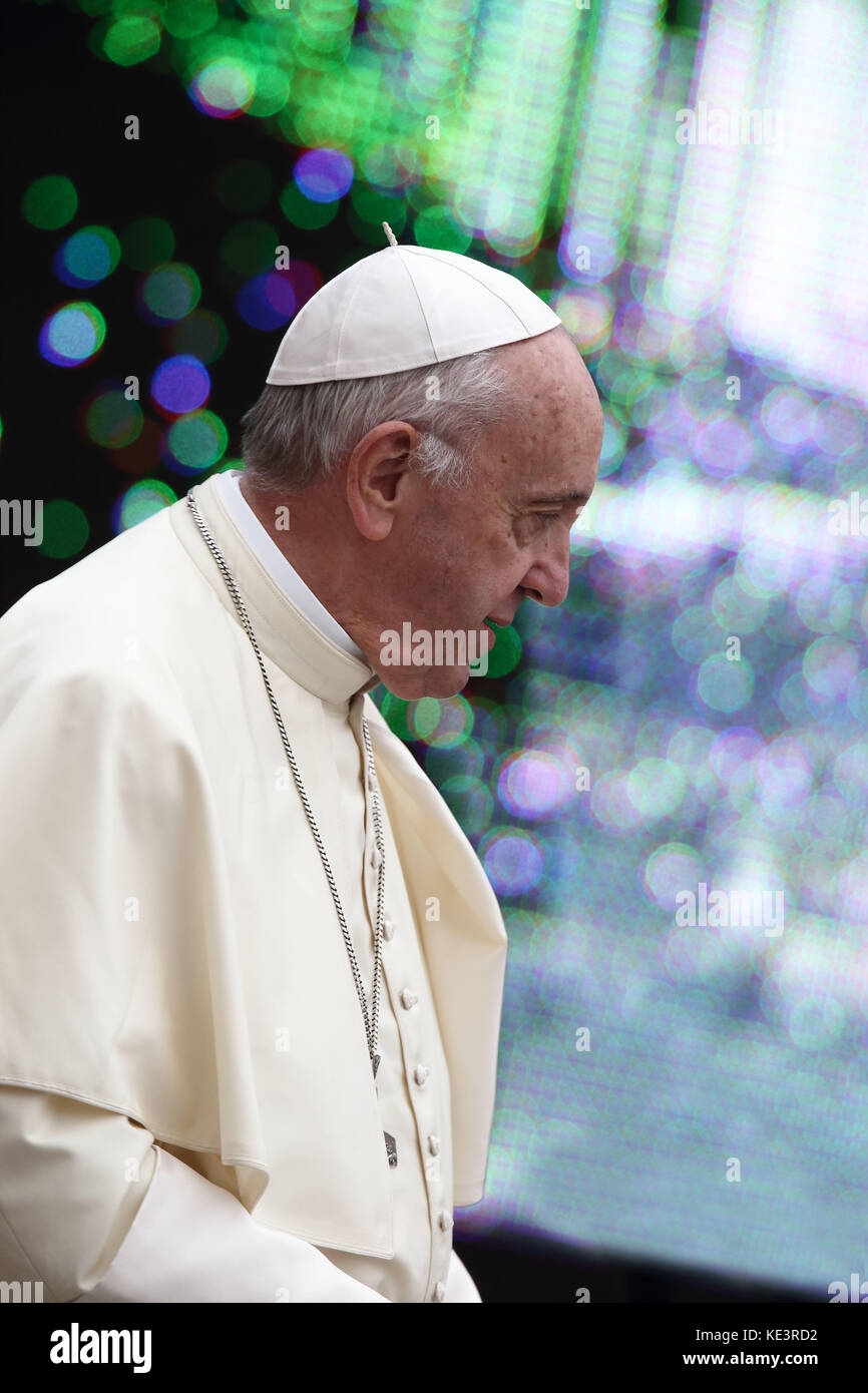October 18, 2017 - Vatican City State (Holy See) - POPE FRANCIS during ...