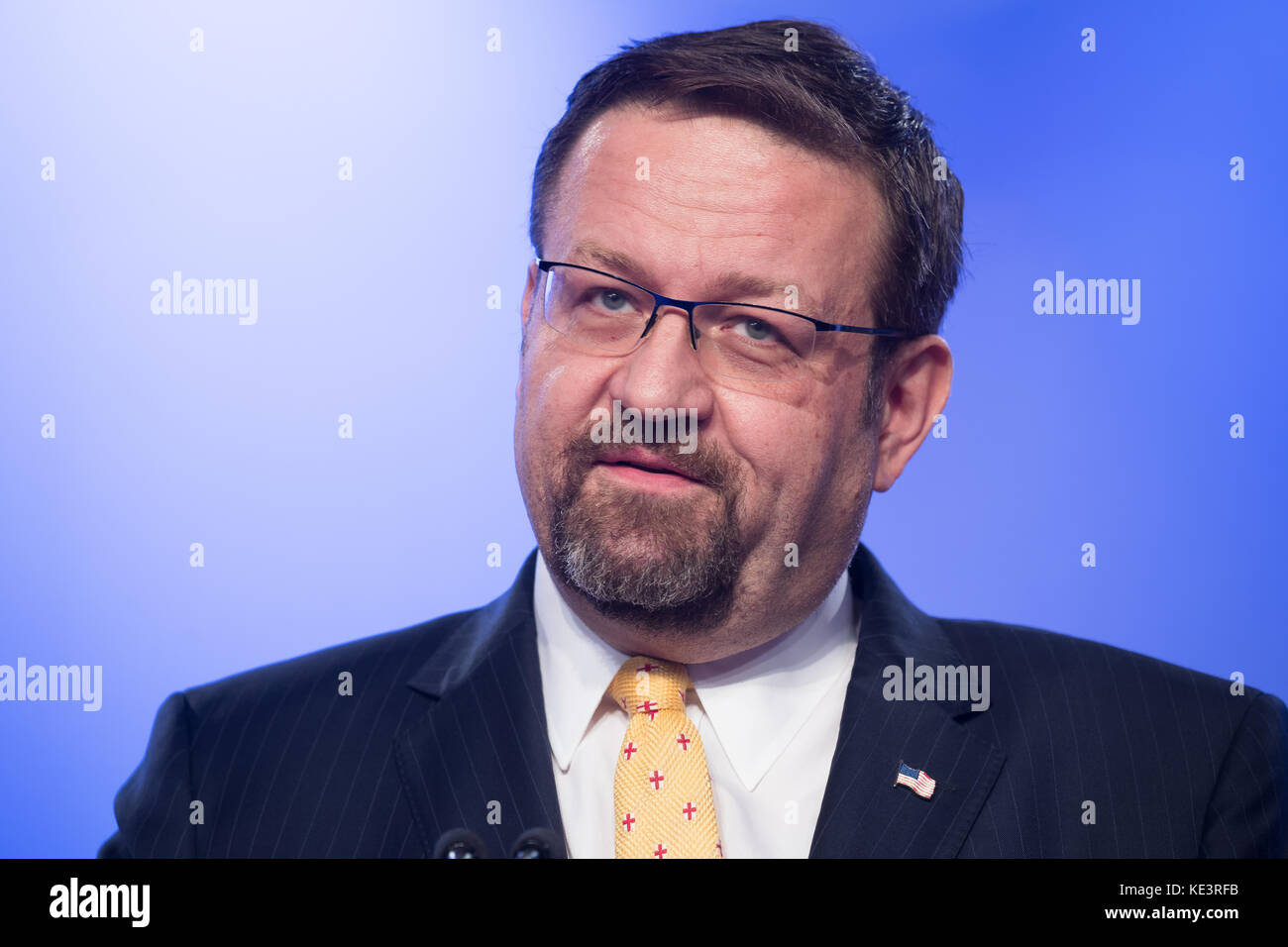 Washington, United States Of America. 14th Oct, 2017. Sebastian Gorka ...