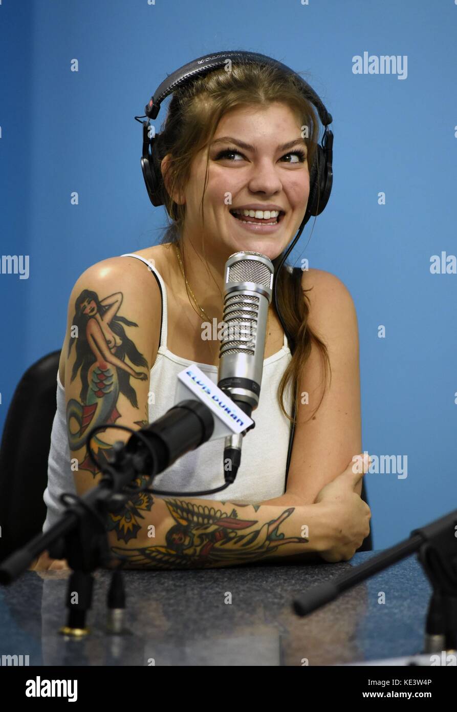 New York, NY, USA. 18th Oct, 2017. Donna Missal out and about for Donna ...