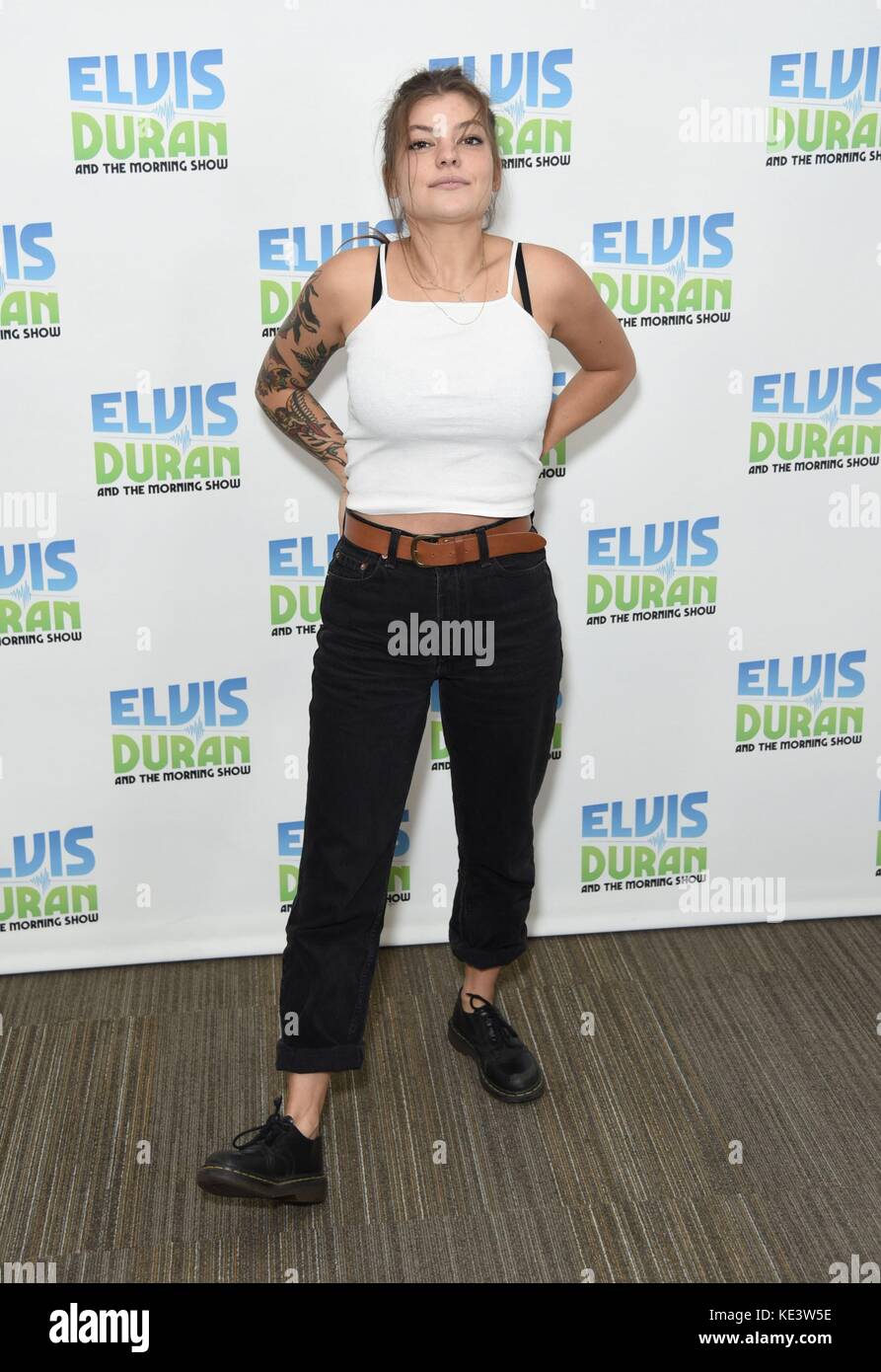 Donna missal at elvis duran and the morning show hi-res stock ...