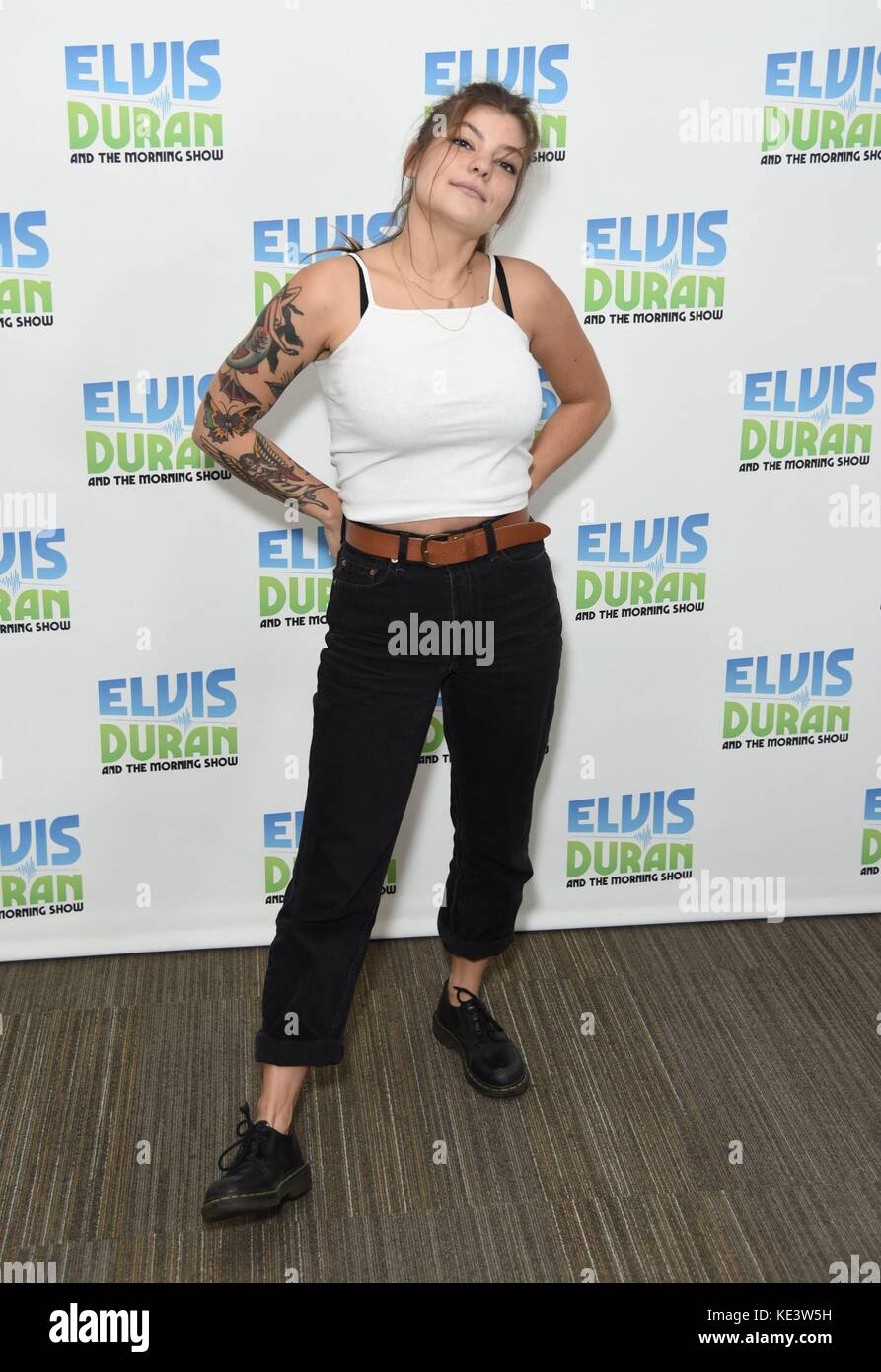 Donna missal at elvis duran and the morning show hi-res stock ...