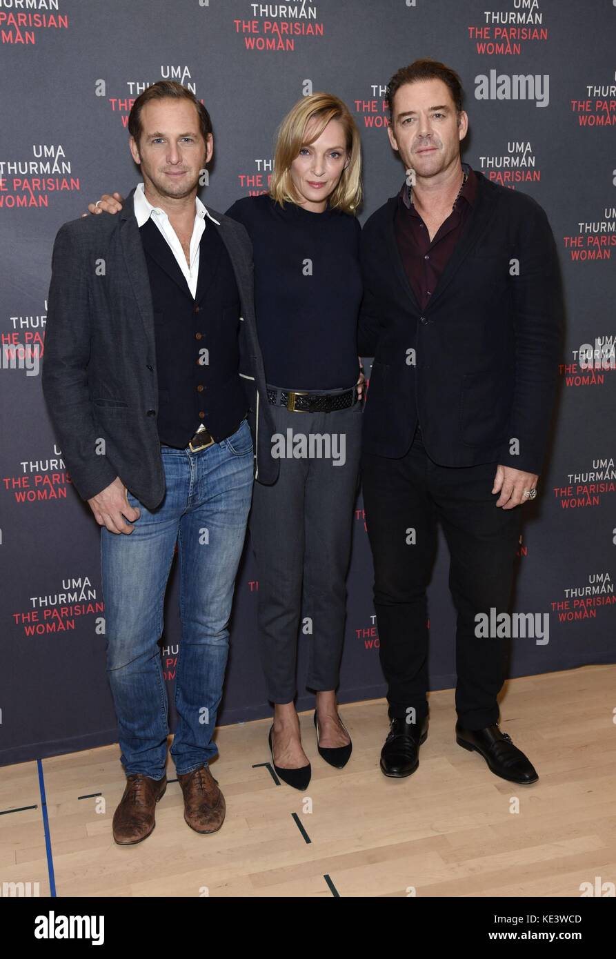 New York, NY, USA. 18th Oct, 2017. Josh Lucas, Uma Thurman, Marton ...