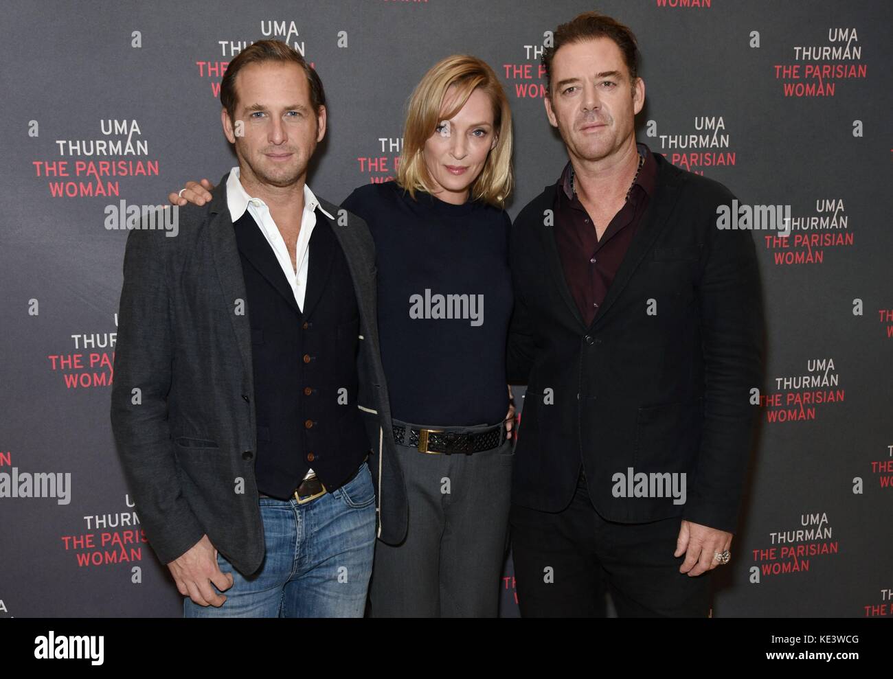 New York, NY, USA. 18th Oct, 2017. Josh Lucas, Uma Thurman, Marton ...