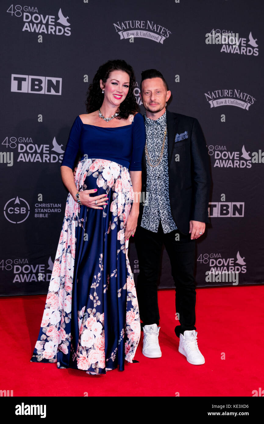 Nashville, Tennessee, USA. 17th Oct, 2017. Bryan Popin on the red ...