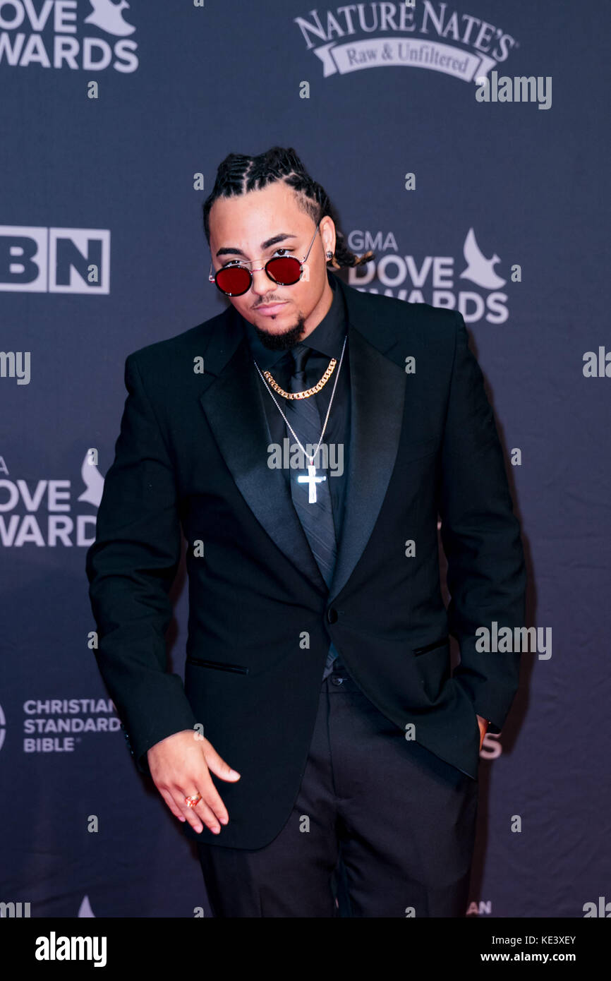 Nashville, Tennessee, USA. 17th Oct, 2017. Steven Malcom on the red ...