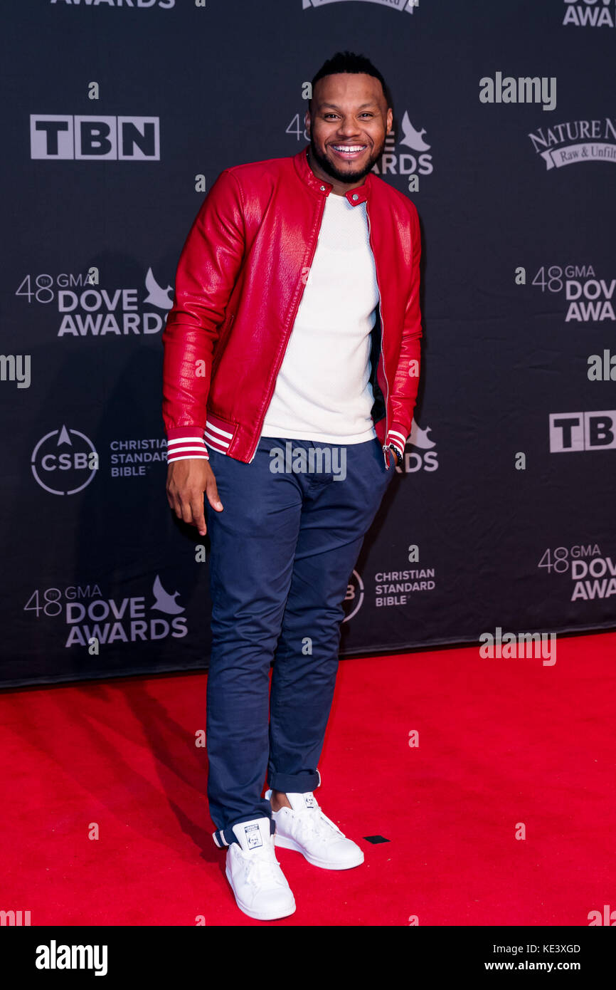 Nashville, Tennessee, USA. 17th Oct, 2017. Todd Dulaney on the red ...